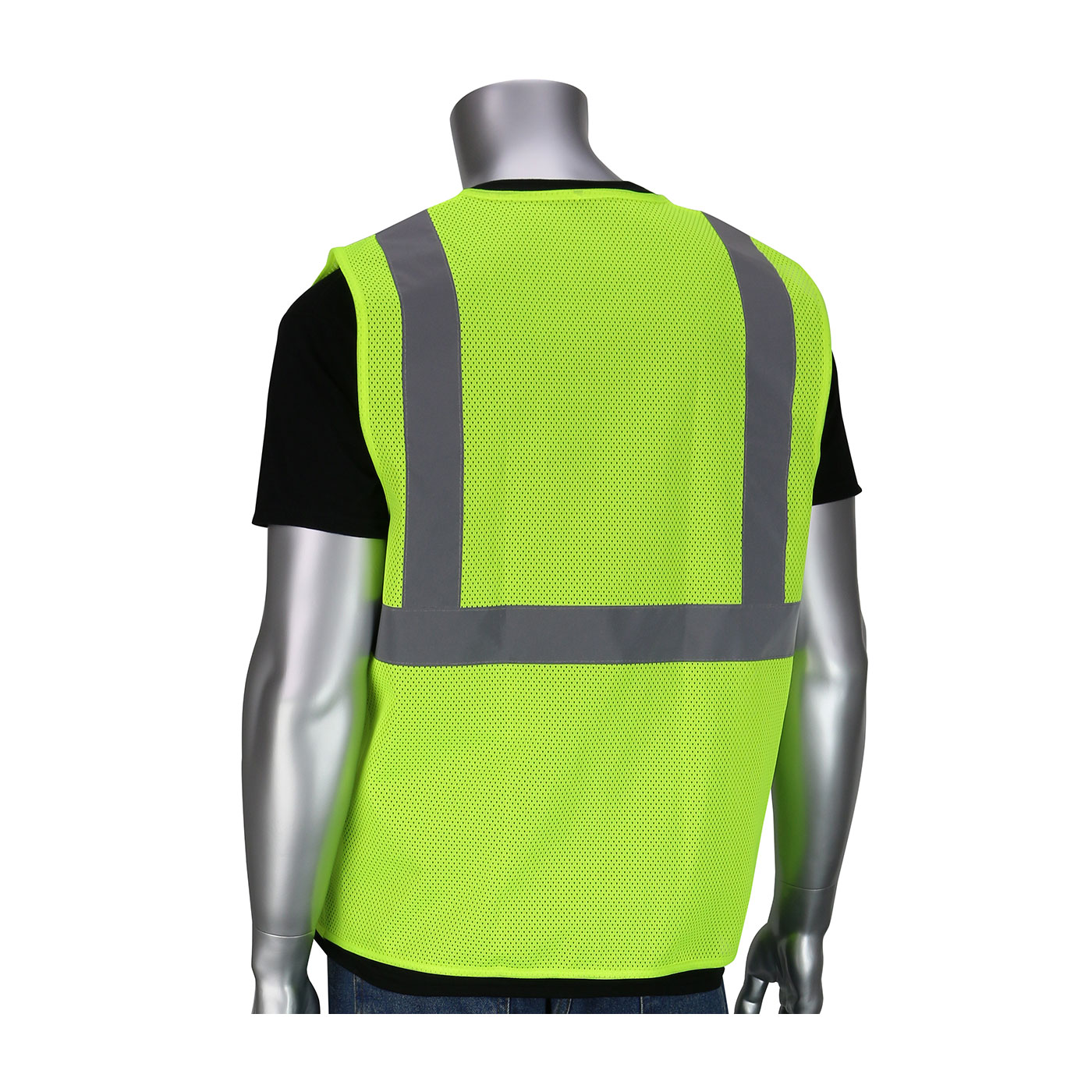 ANSI Type R Class 2 Two Pocket Value Zipper Mesh Safety Vest | Economy ...