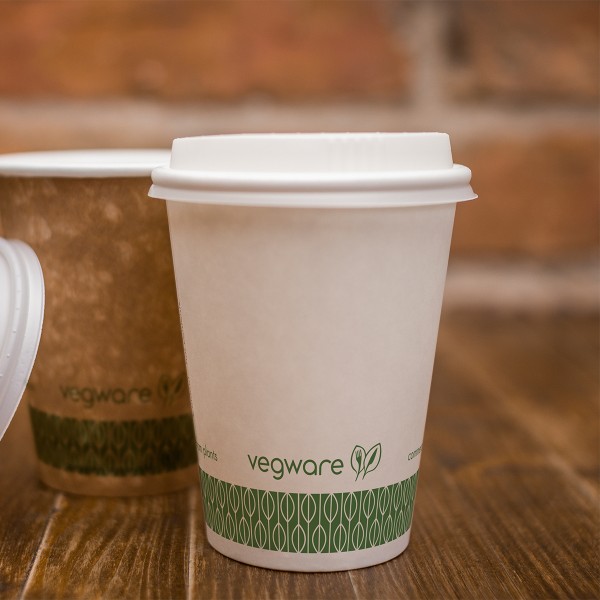 Vegware™ Single Wall Compostable Hot Beverage Cups | Sustainable Coffee ...