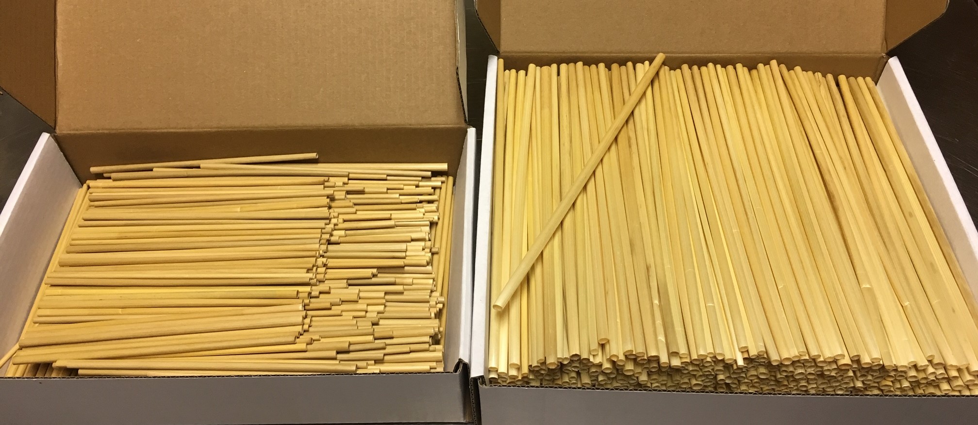 Compostable Straw Sticks | Real Straw Wheat Cocktail Straws ...