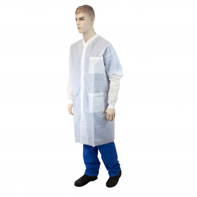 SMS Pocket Lab Coat | Disposable Protective Medical Lab Coat | Multi ...