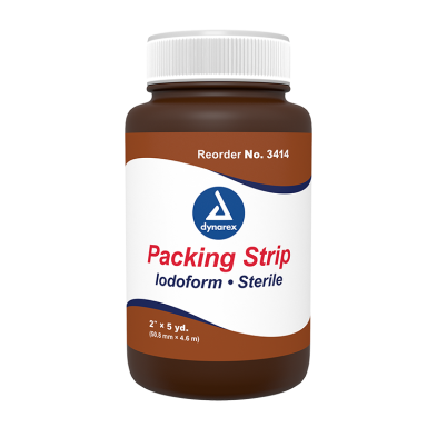 Dynarex® Sterile Iodoform Packing Strips | Nasal Packing Roll | Sterile ...
