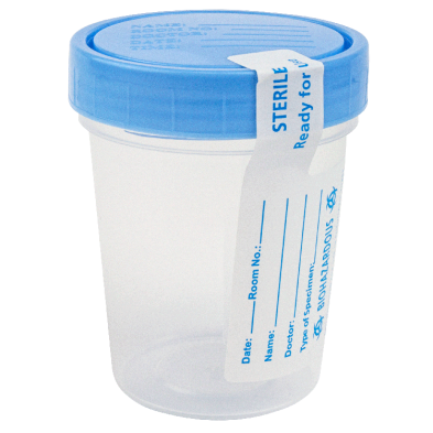 Sterile Individually Wrapped Specimen Container | Lab Specimen ...