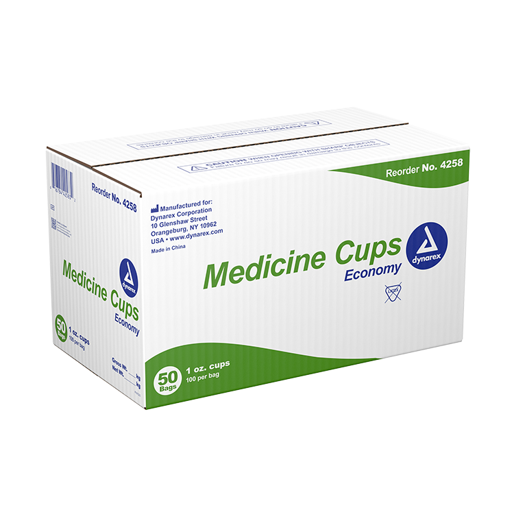 Economy Graduated Plastic Medicine Cup | Polyethylene Patient Dose Cup ...