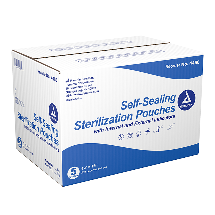 12-in x 16-in Self-Sealing Sterilization Pouch | XL Autoclave Indicator ...