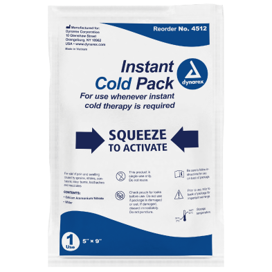 Dynarex® Single-Use Instant Cold Pack | First Aid Ice Packs ...