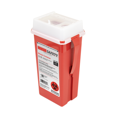 Bulk 2-Quart Sharps Container | Locking Medical Needle Waste Container ...