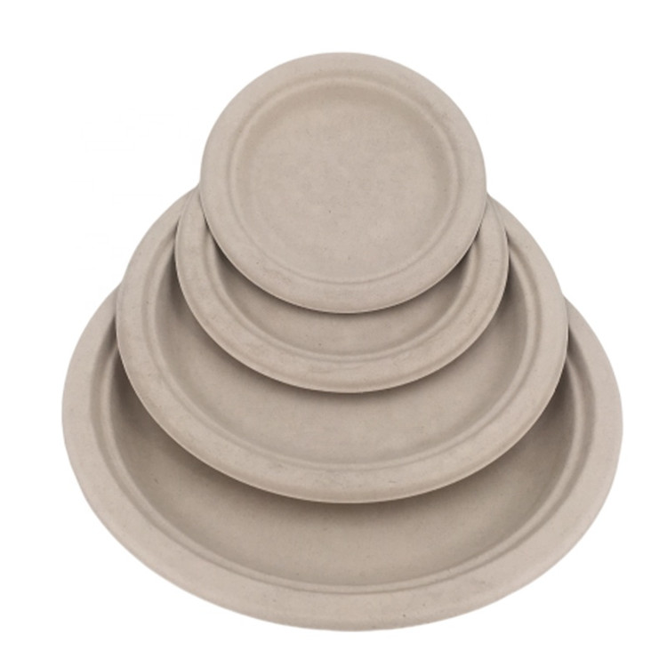 Wholesale Biodegradable Bagasse Appetizer Plates | Molded Sugarcane ...