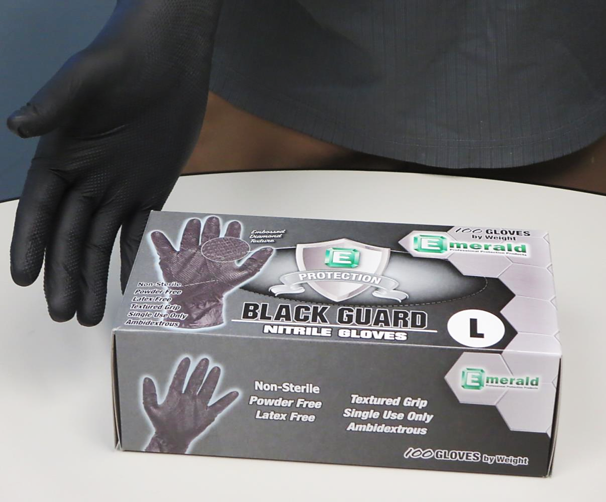 Black Single-Use Latex-Free Gloves | Protection at Reasonable Prices
