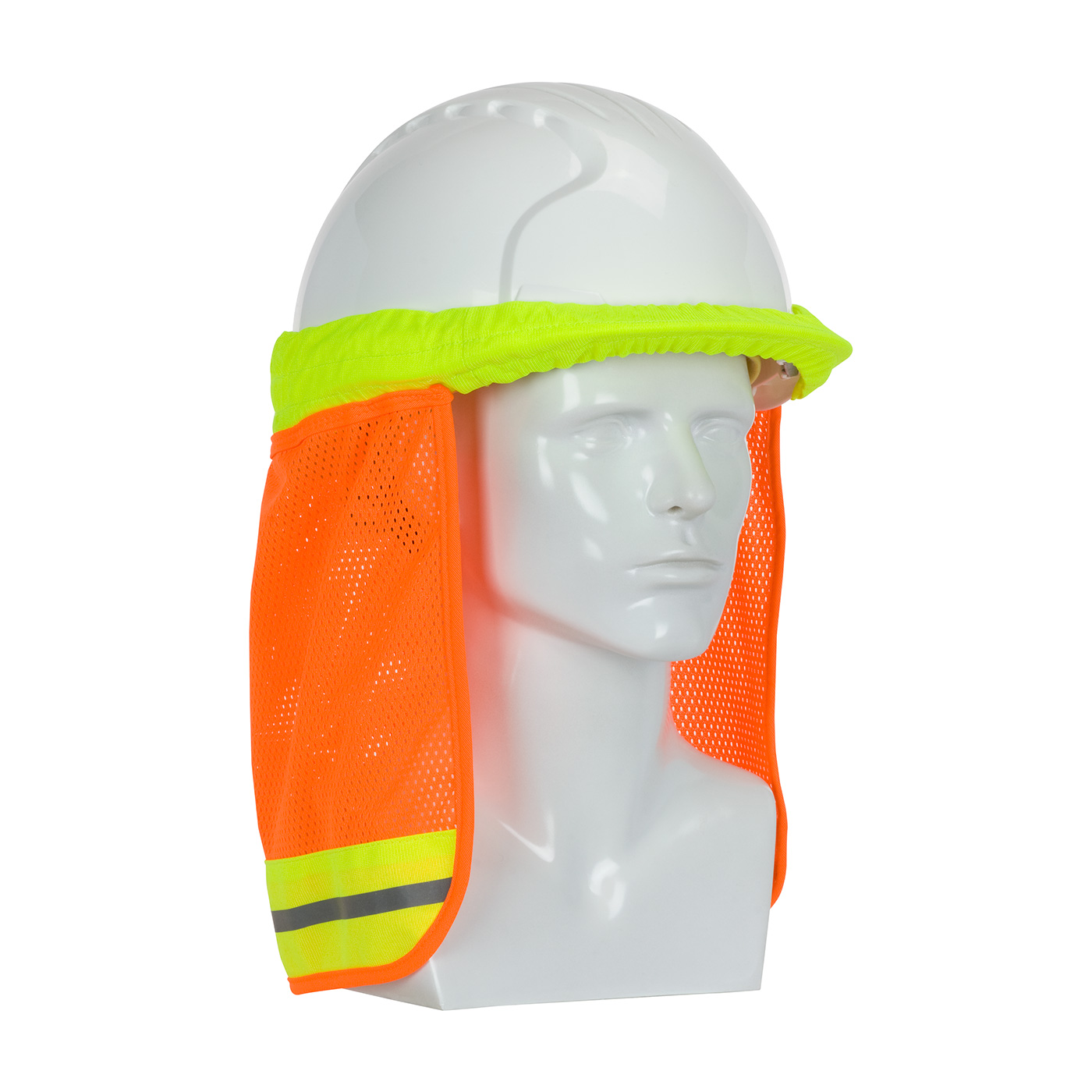 Hi-Viz FR-Treated Hard Hat Neck Shade | Sun Blocking PPE | Flame ...