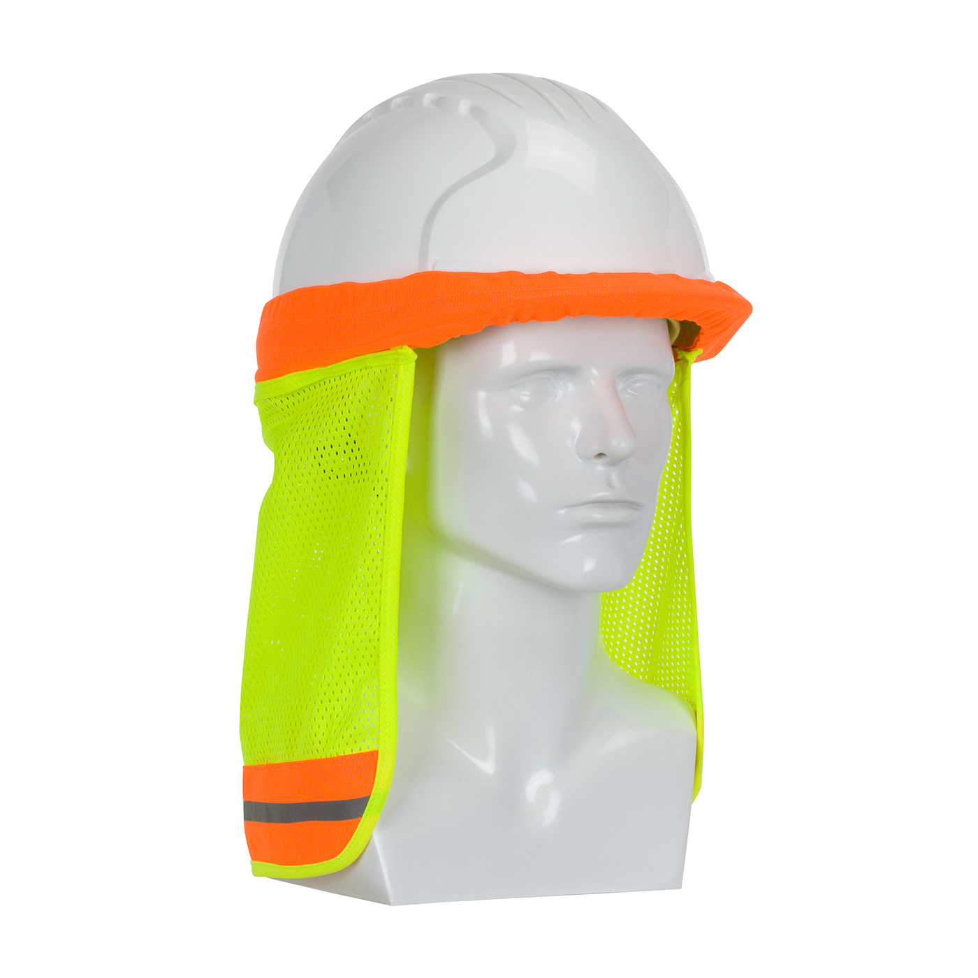 Hi-Viz FR-Treated Hard Hat Neck Shade | Sun Blocking PPE | Flame ...