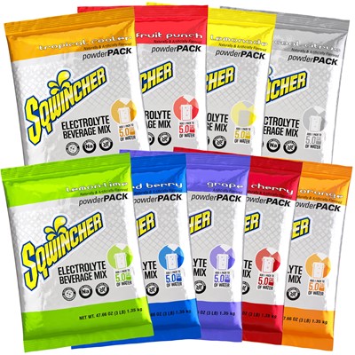 Sqwincher® Assorted Powder Bag Concentrate Electrolyte Drink ...