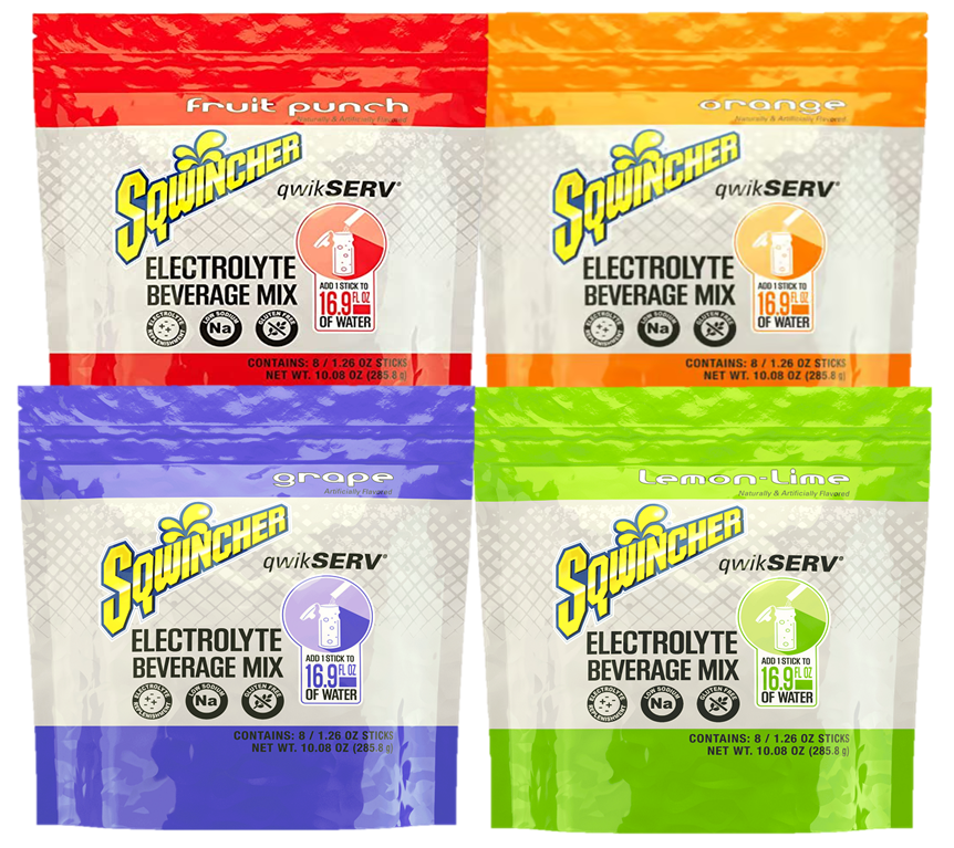 Sqwincher® Qwik Serv® Powder Packet Electrolyte Drink | Electrolyte ...