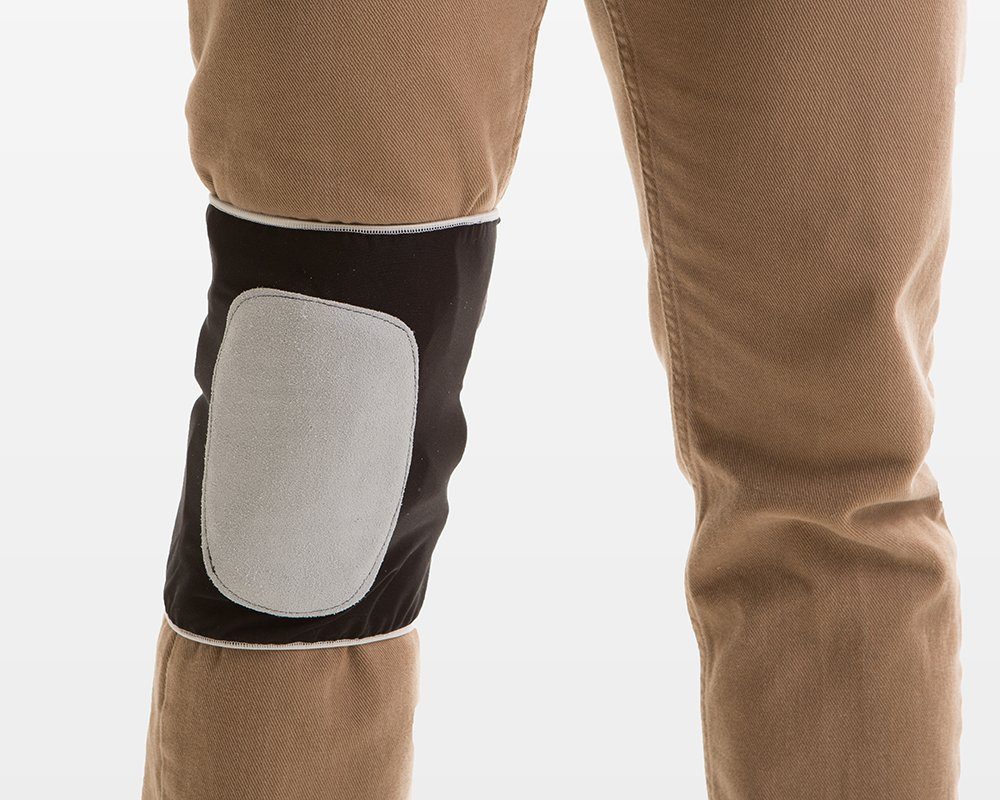 Impacto® Suede Pull-On Knee Protector | Soft Padded Knee Protection ...