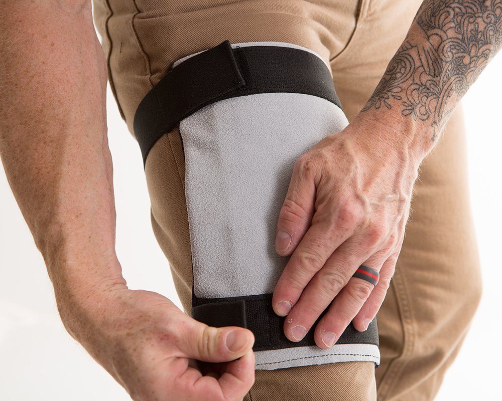 Suede Thigh Protector | Padded Thigh Protectors | Strap On Leg Pads ...