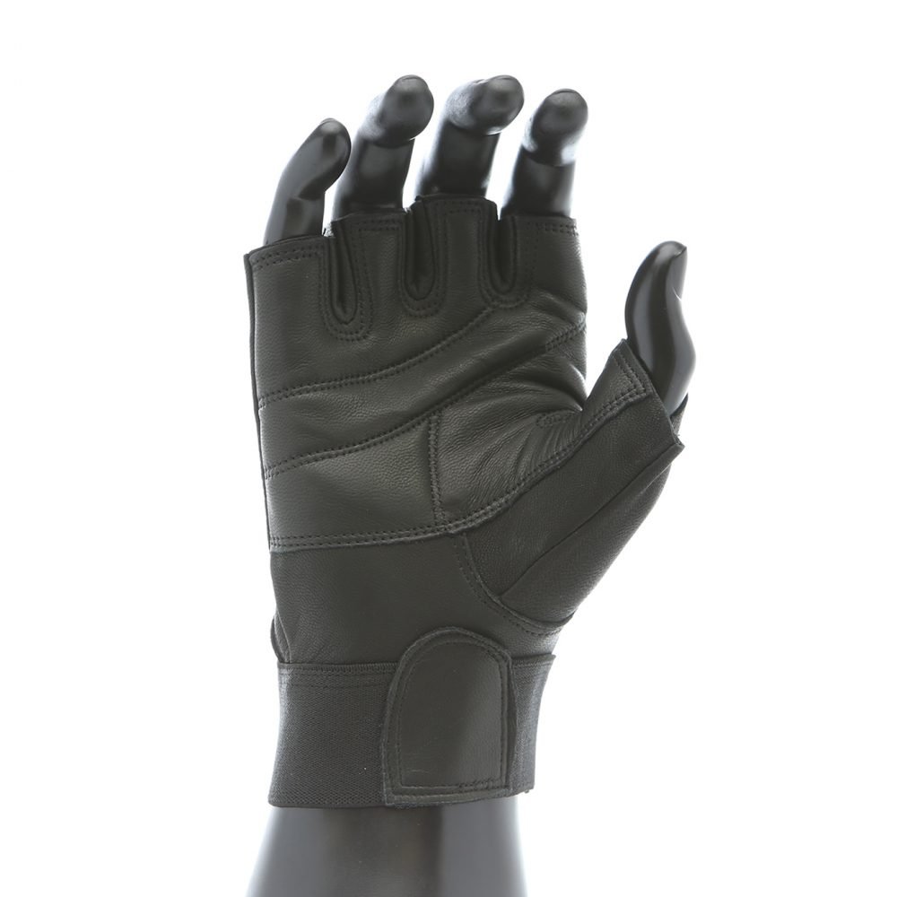 Impacto® Half Finger Leather Gel Gloves | Specialized Padded Work ...