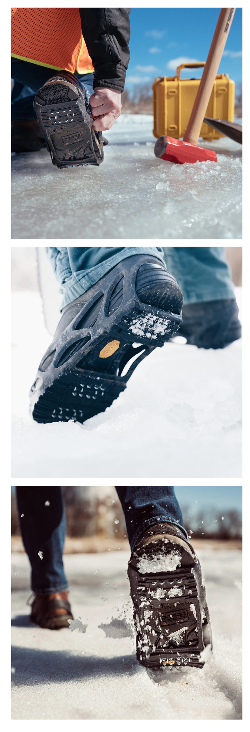 Full Boot Traction | Discounted Impacto® Stride Ice Cleats