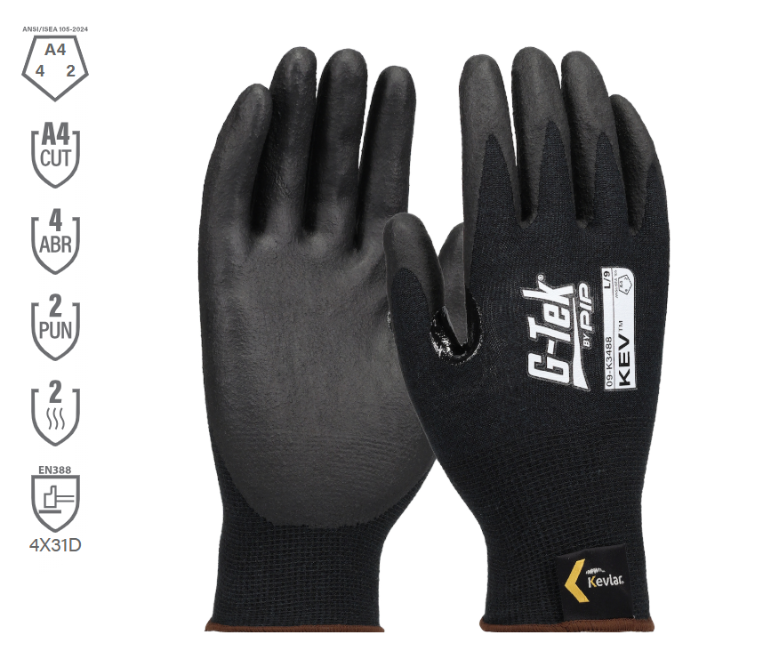 The G-Tek® KEV™ 09-K3488 Kevlar® Work Glove Helps Protect Hands at Work