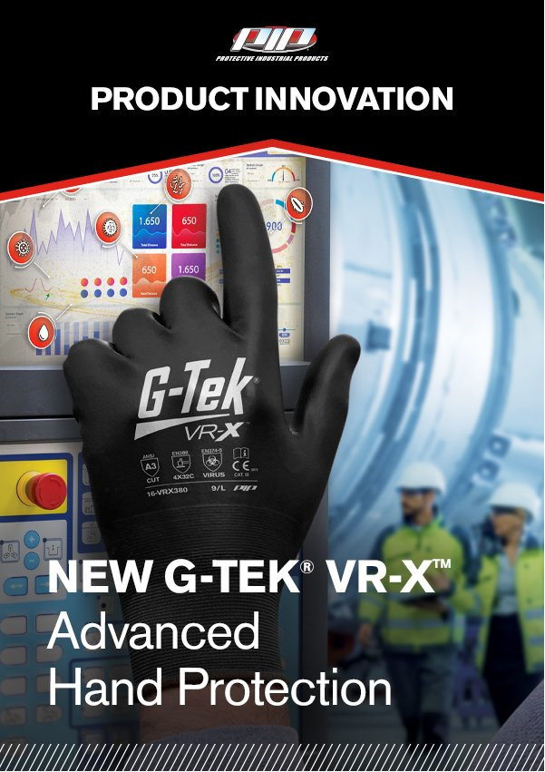 Germs Hate G-Tek® VR-X™ Work Gloves | Antimicrobial Liquid-Proof Hand ...