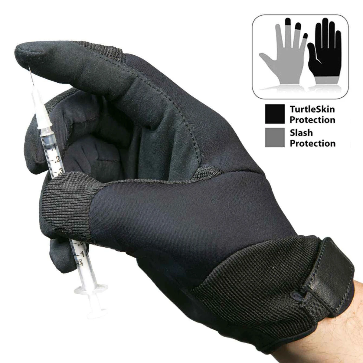 TurtleSkin® Duty Gloves | Law Enforcement Safety Gloves | Police Search ...