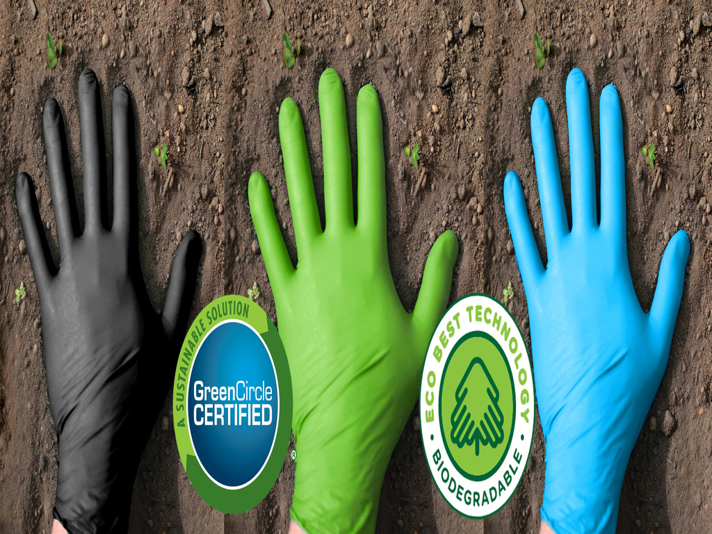 SHOWA® Sustainable Single-Use Nitrile Gloves for Sensitive Skin
