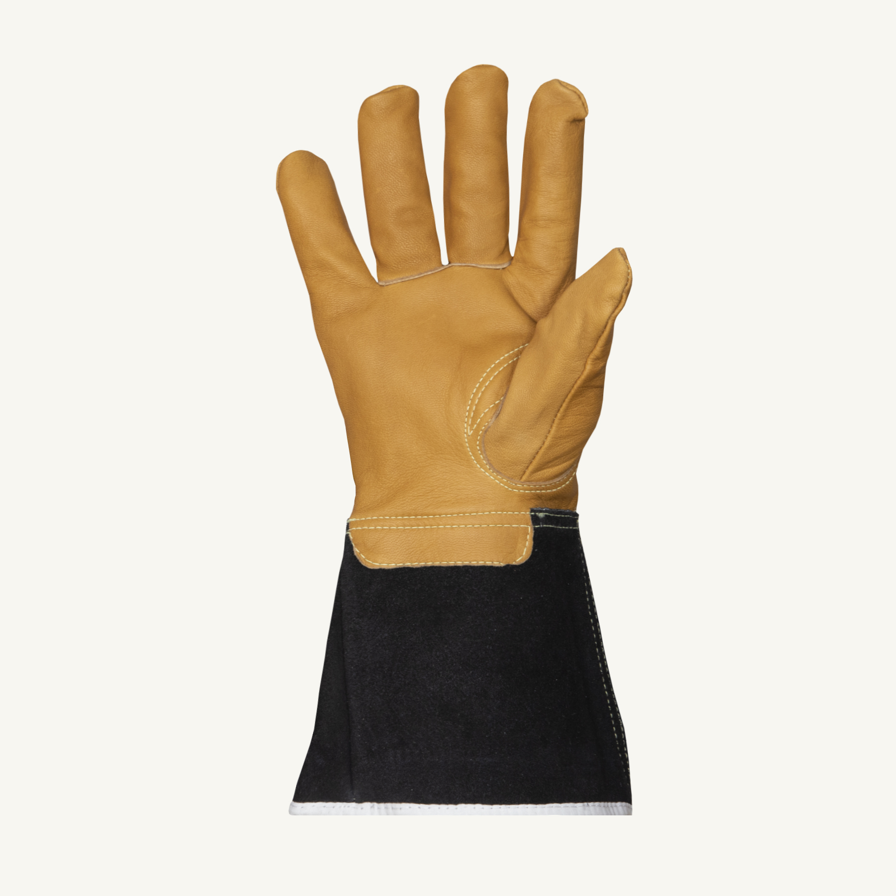 Endura® 399OBGKG5 Fabrication Glove | A4 Leather Gauntlet Work Safety ...