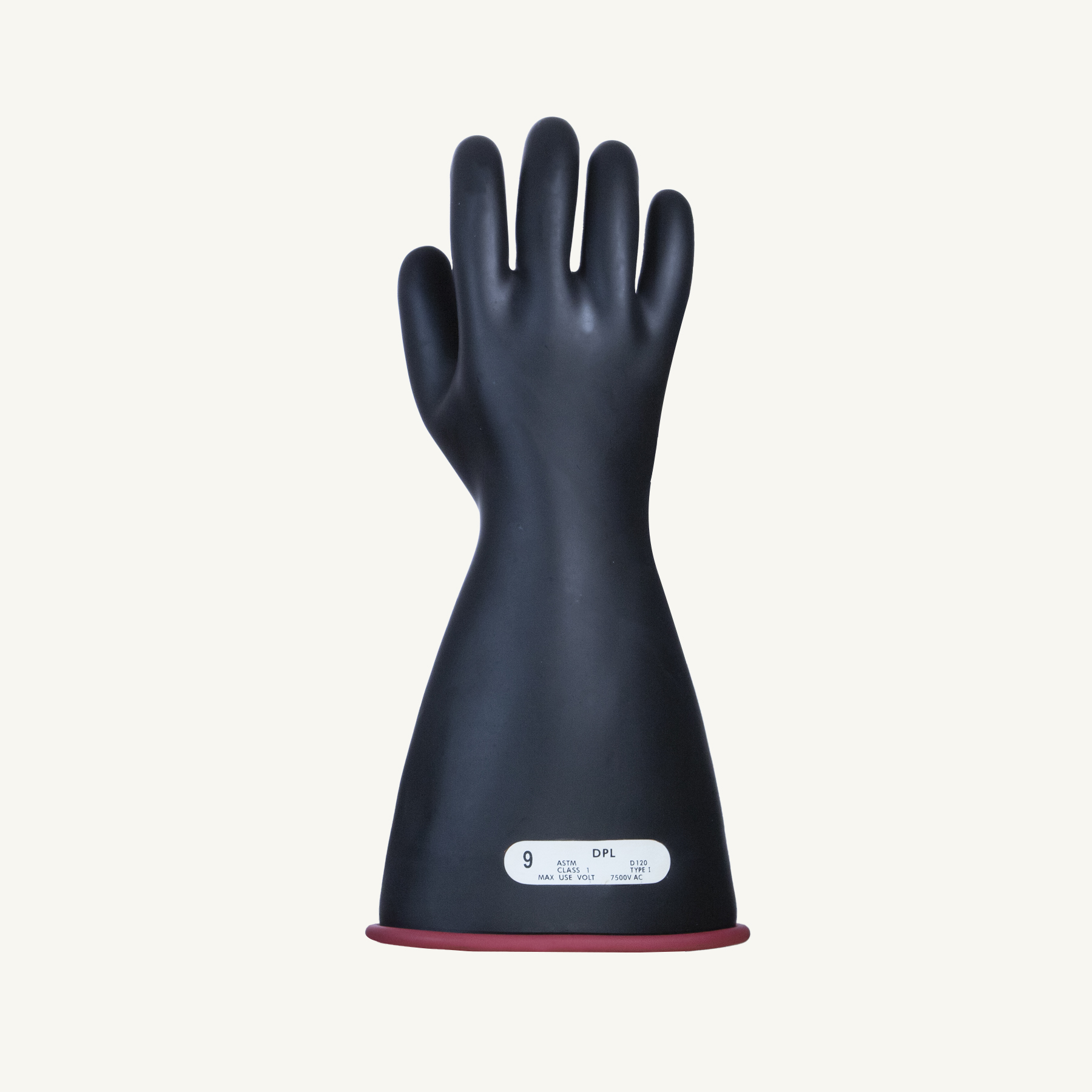 Line Pro NR1BR36 Class 1 Insulating Rubber Glove | Class 1 Type 1 Black ...