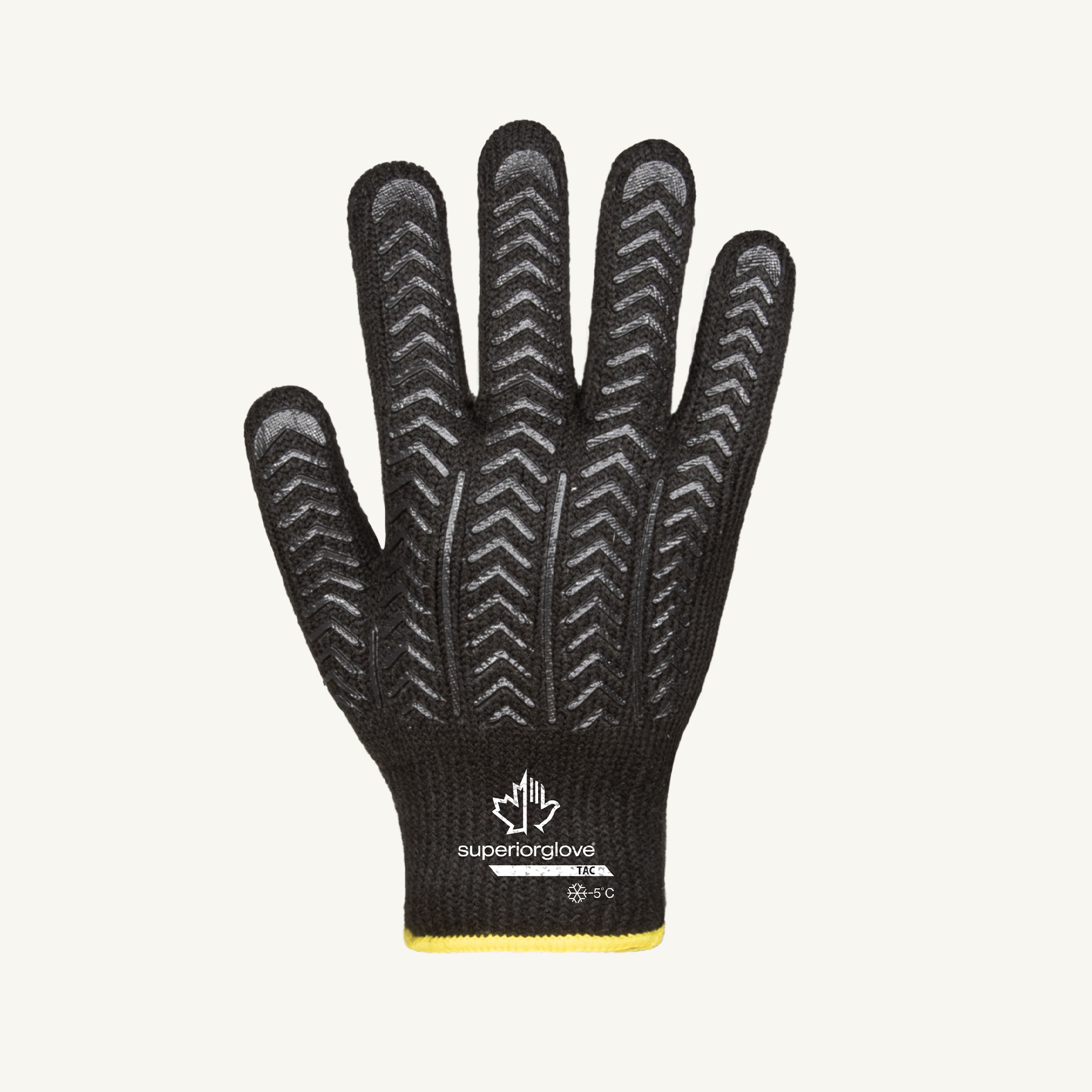 KnitActiv™ TAC Work Glove | Double-Sided PVC Chevron Coated Winter Grip ...