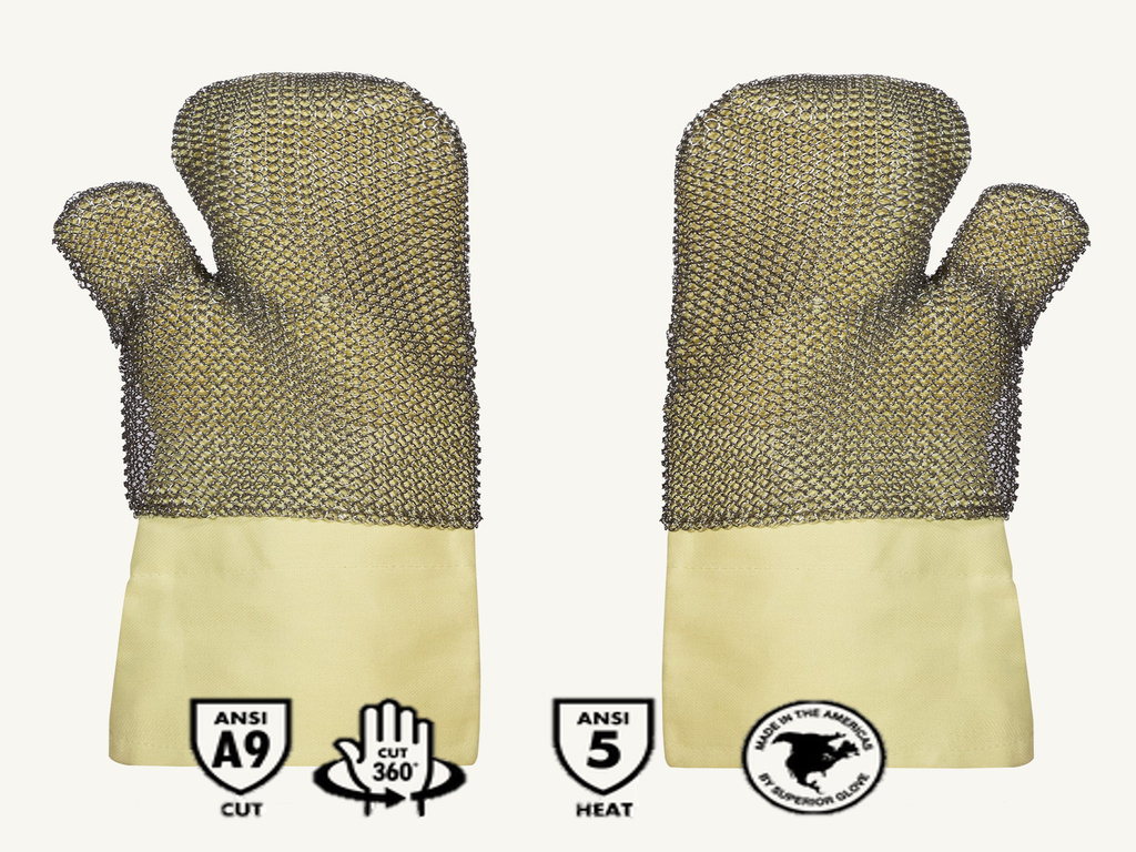 Superior Dragon Mitts R800GMM For Extreme Heat and Cut Hazards
