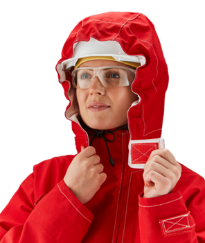 AlphaTec® 66-664 Detachable Chemical Resistant Hood | Hazardous ...