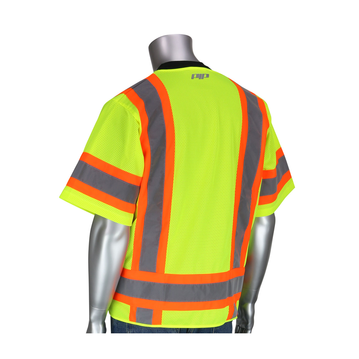 ANSI Certified Type R Class 3 Hi-Viz Mesh Safety Vest | Two-Tone ...