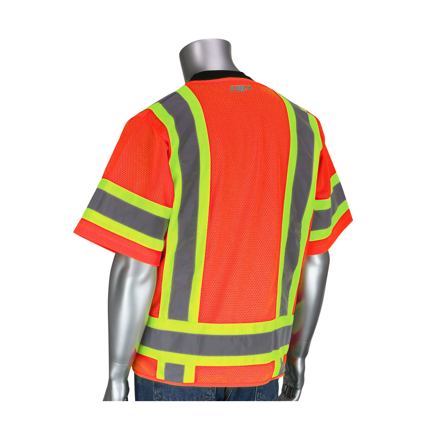 ANSI Certified Type R Class 3 Hi-Viz Mesh Safety Vest | Two-Tone ...