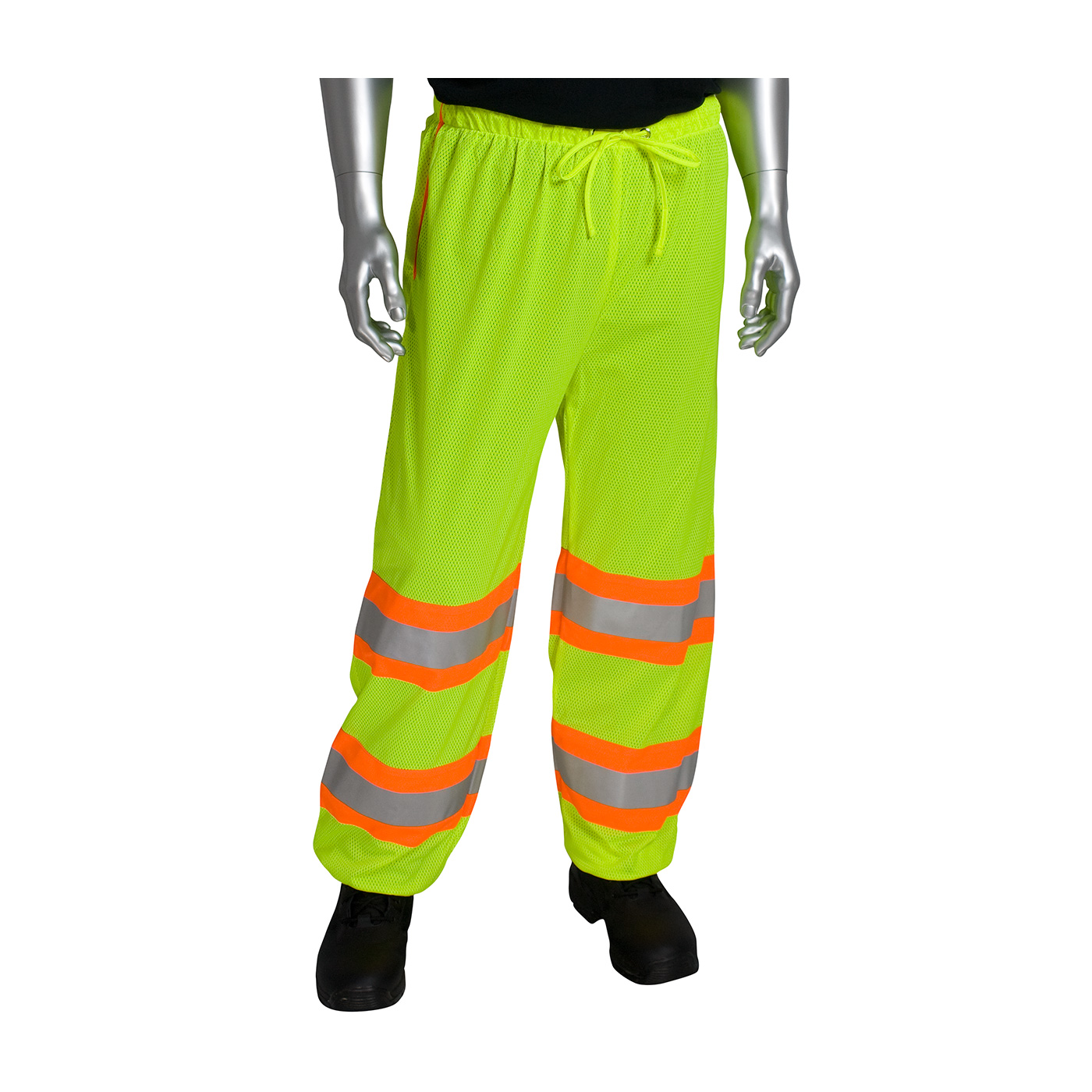 ANSI 107 Class E Hi-Viz Two-Tone Mesh Safety Pant | Reflective Work ...