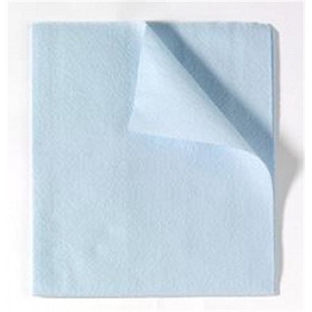 Tidi® Everyday® Tissue/Poly Blue 40in x 72in Stretcher Sheets ...