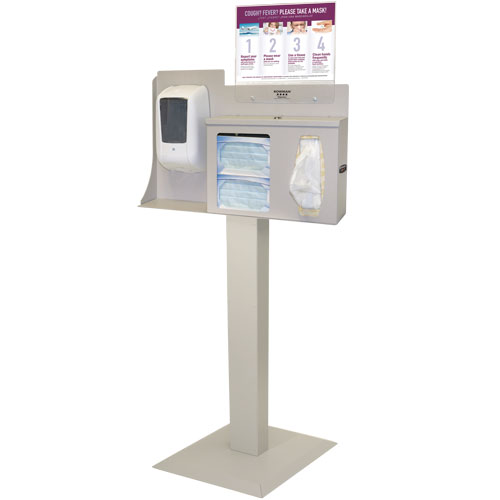 Cover Your Cough Hygiene Compliance Stands Reduce the Spread ...