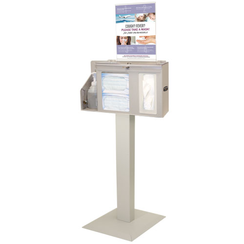 Compliance Kits for Waiting Areas | Cover Your Cough Compliance Stands ...