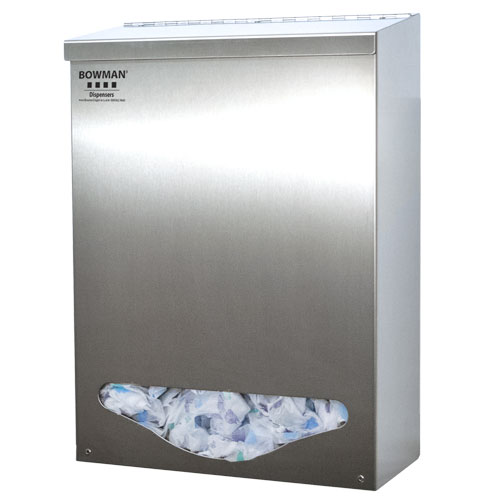 Tall Single Bin Hinged Stainless Steel Bulk Dispenser | Stainless Steel ...