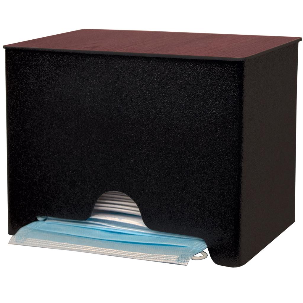 Bulk Countertop Face Mask Dispenser | Discounted Bowman Black ABS ...
