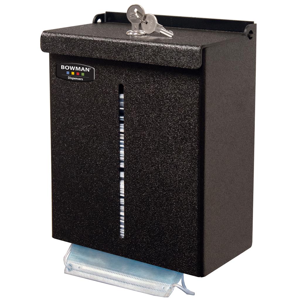 American Made Mask Dispensers | Black ABS Plastic Ear-Loop Face Mask ...