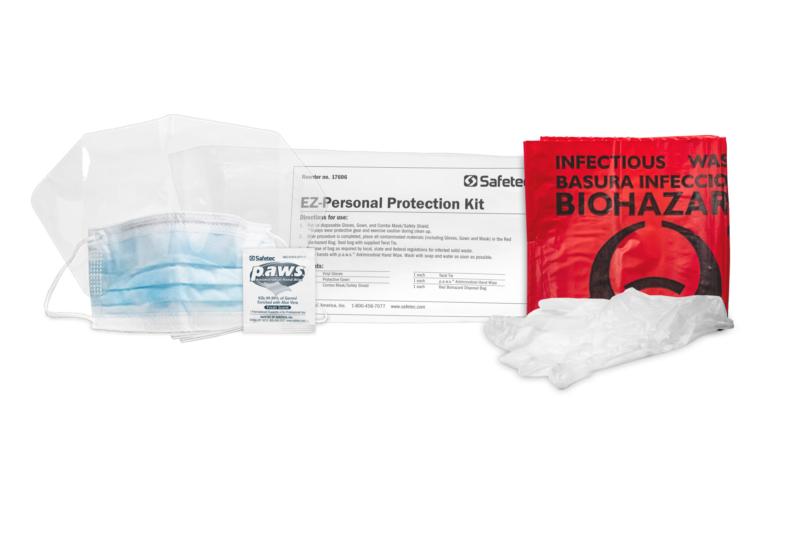 EZ-Personal Protection Kits | Exposure Protection PPE Kits | Disposable ...