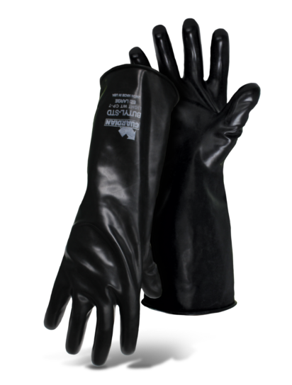 Butyl Chemical-Resistant Gloves | Reduced Mil Butyl Gloves | Thin Butyl ...