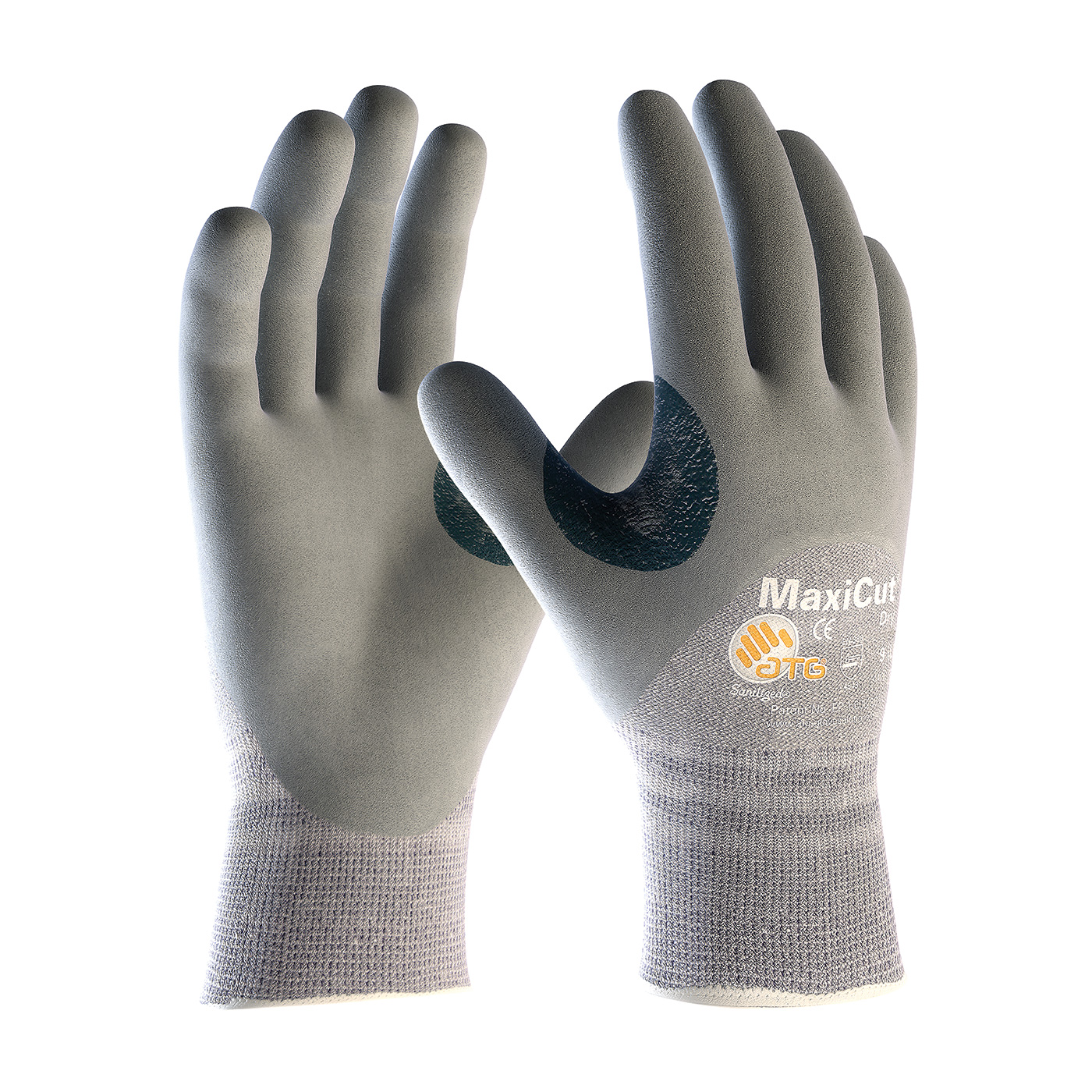 MaxiCut® 19-D475 Work Glove | ATG® Dyneema® 3/4 MicroFoam Nitrile ...