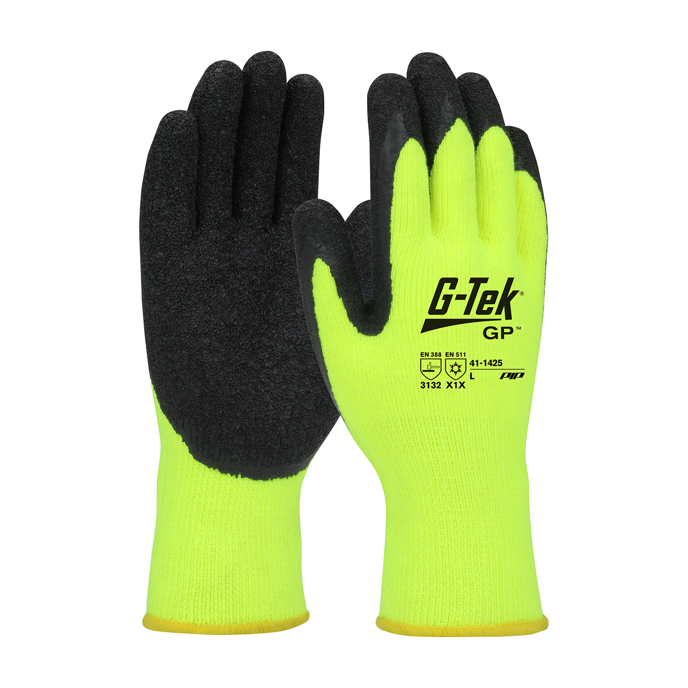 G-Tek® GP™ Hi-Viz Latex Coated Insulated Gloves | Waterproof Cold ... G-Tek® GP™ Hi-Viz Latex Coated Insulated Gloves | Waterproof Cold ...