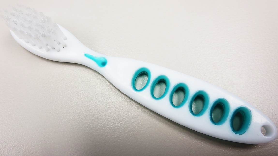 Flexible Crossover Maximum Security Toothbrush | Inmate Toothbrushes ...