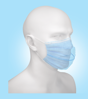 Cool Breathe Comfort Arch Ear Loop Mask | Level 3 Duckbill Chamber Face ...