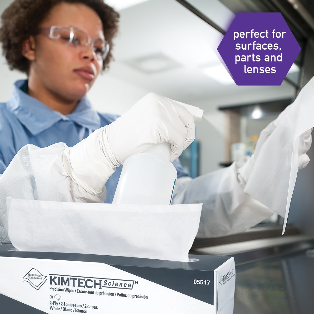 Kimtech® Science® 05517 Precision Wipes | Surface Parts and Lens ...
